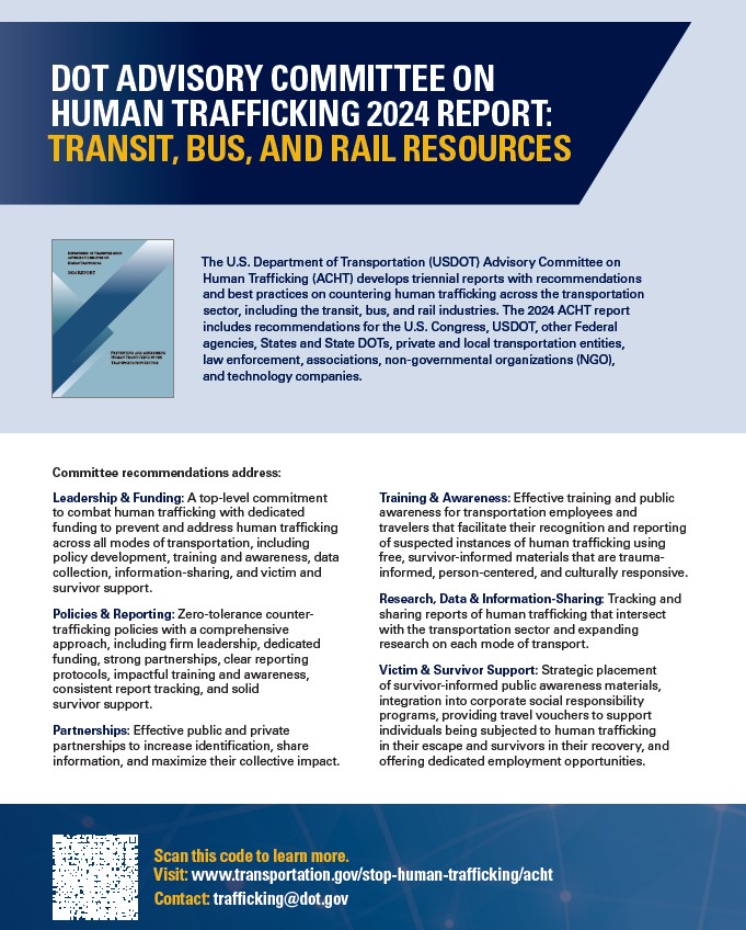 Transit, Bus, and Rail Resources and Recommendations from the DOT ...